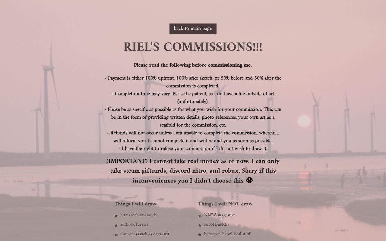 riel's commissions